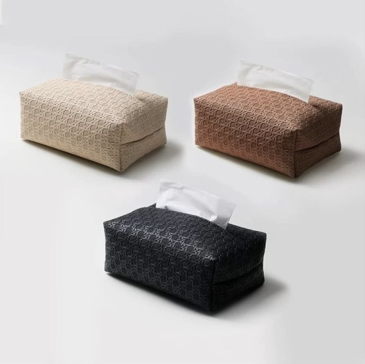 Leather Tissue Box - Touch Home